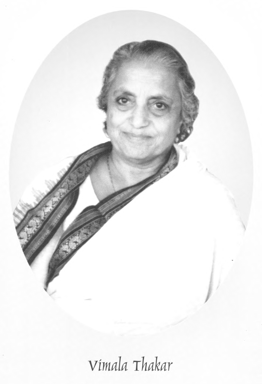 Vimala Thakar : My memories of her grace and glory | Opinion Magazine ...